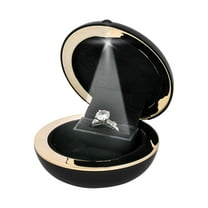 Unique Mini Flip Slim Blue Ring Box for Diamond Ring on Engagement ...