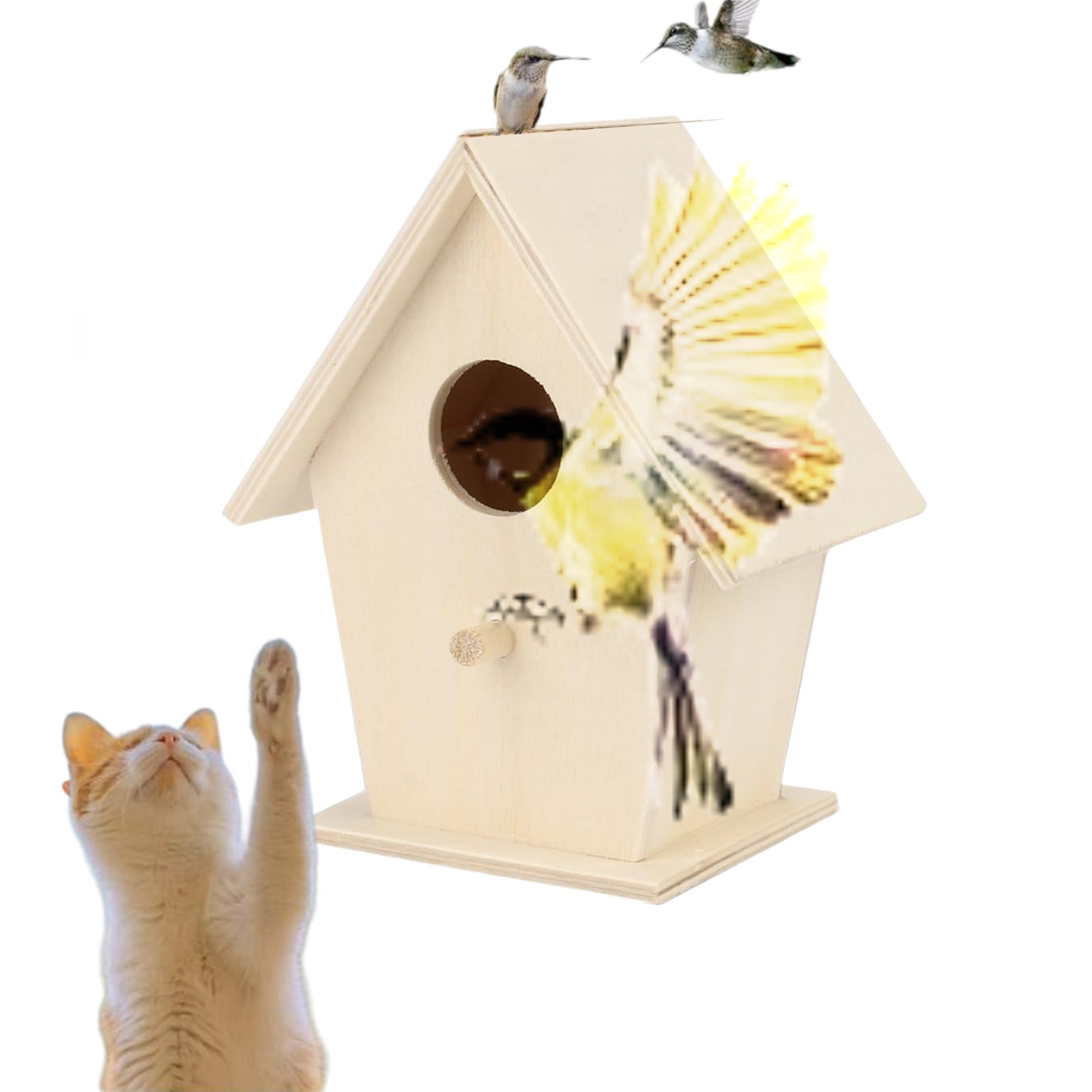 Novel Feeder Bird Houses for Outside with Dox House Bird House Hanging ...