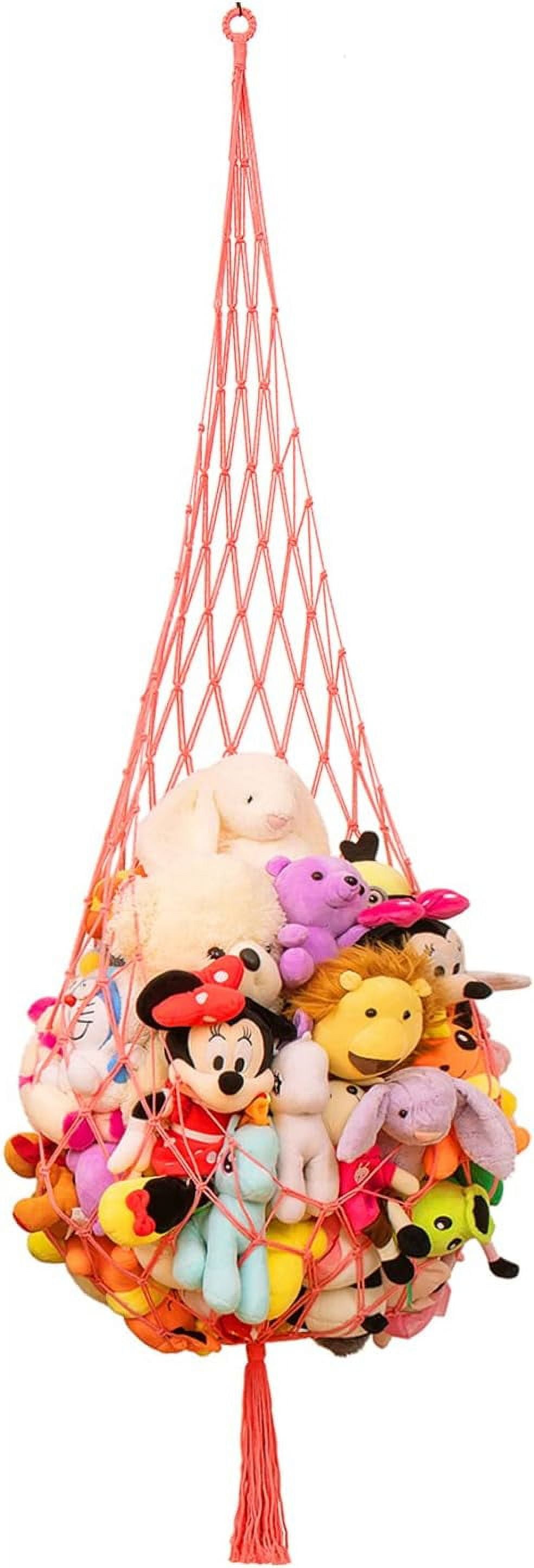 Novel Stuffed animal Net or Hammock Macrame Plush Toy Display- 6.5ft H ...