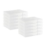 "Novelinks 10 Pcs 4"" x 6"" Clear Plastic Photo Storage Boxes, Photo ...