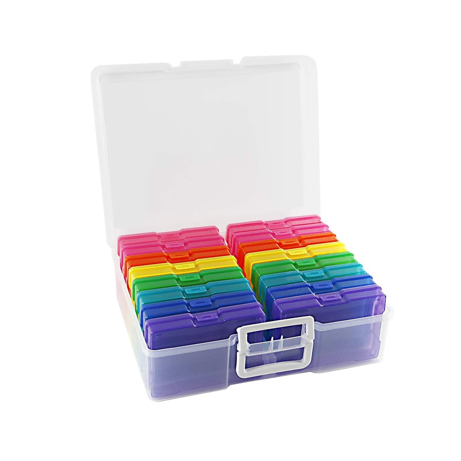 Novelinks 16 Transparent photo storage boxes for 4x6 Inch Pictures ...