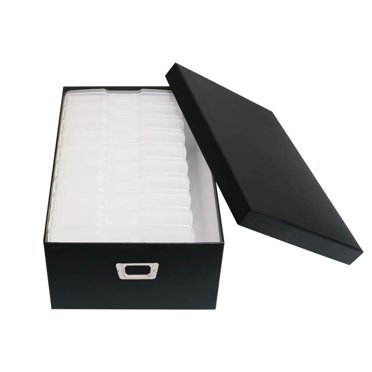 Super Stacker File Box-14.5"X10.5"X11.25" Clear/Blue Handles - Walmart.com