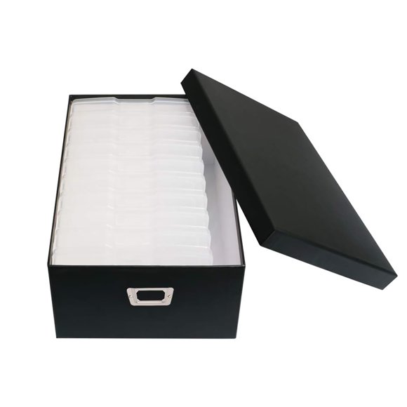 Black Photo Storage Boxes