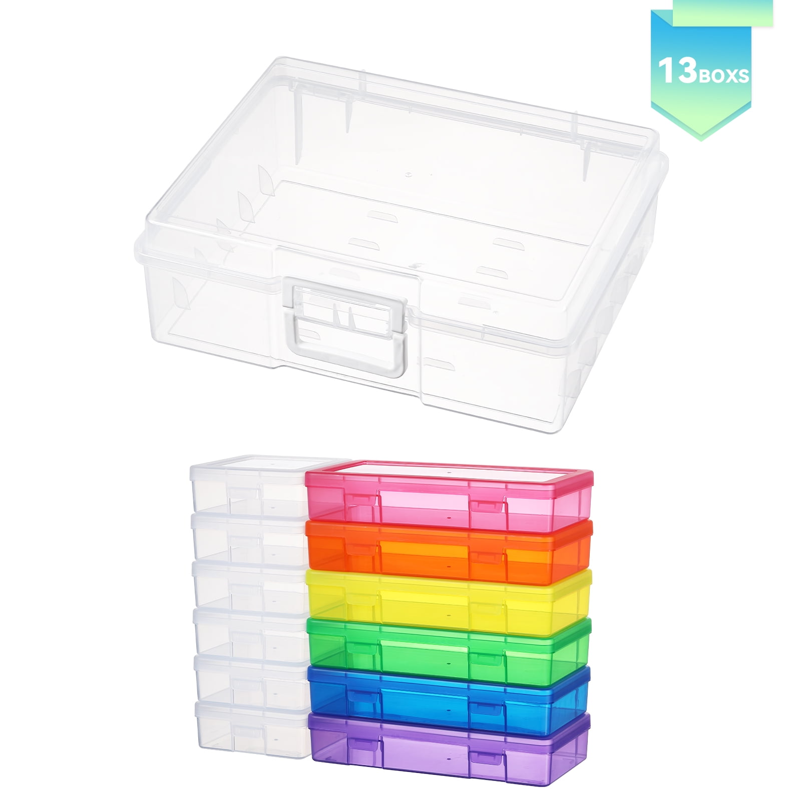 Novelinks Stackable Plastic Storage Box Containers Hobby Art Craft ...