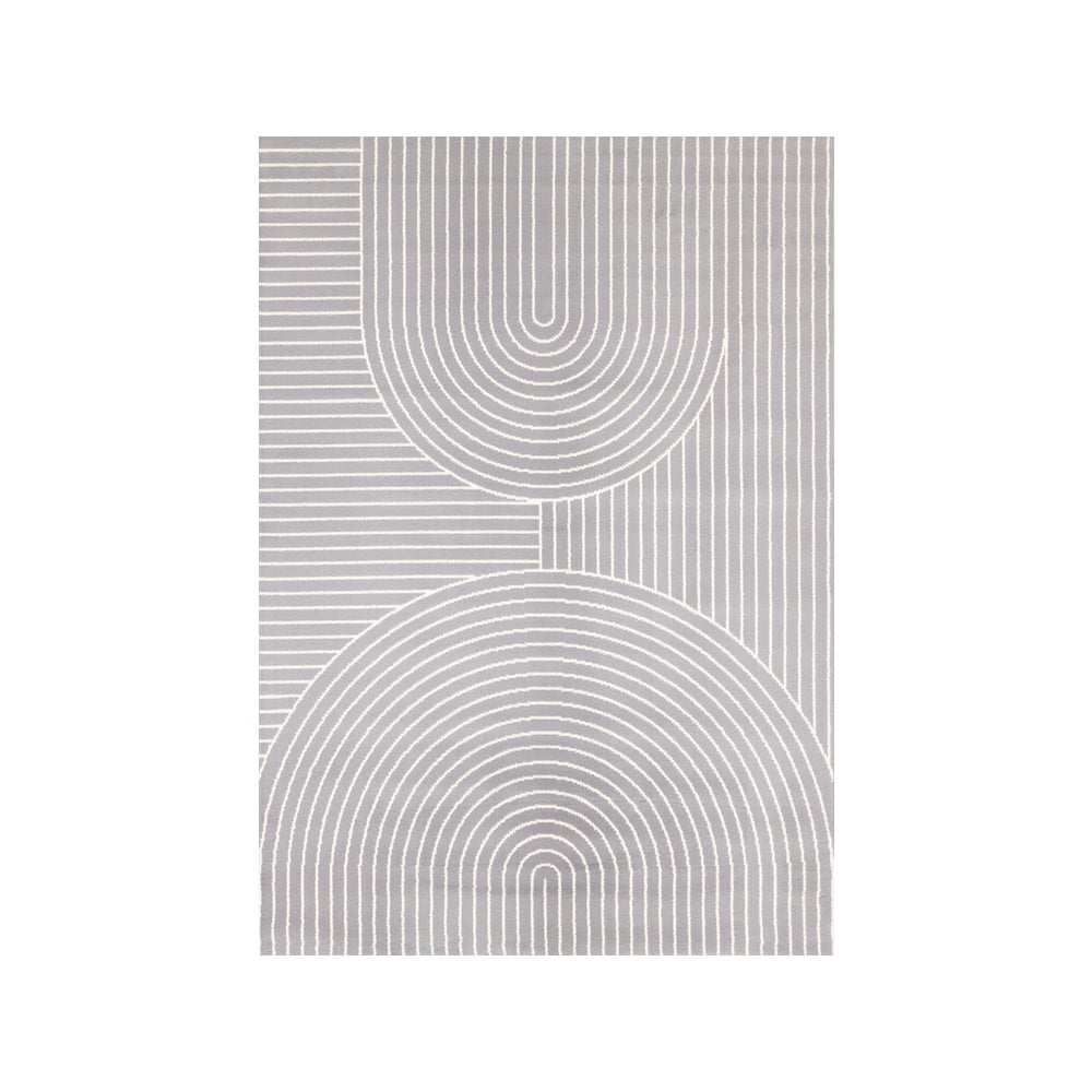 Novelle Home Functional Style Grey White Modern Arches Rug - Walmart.com