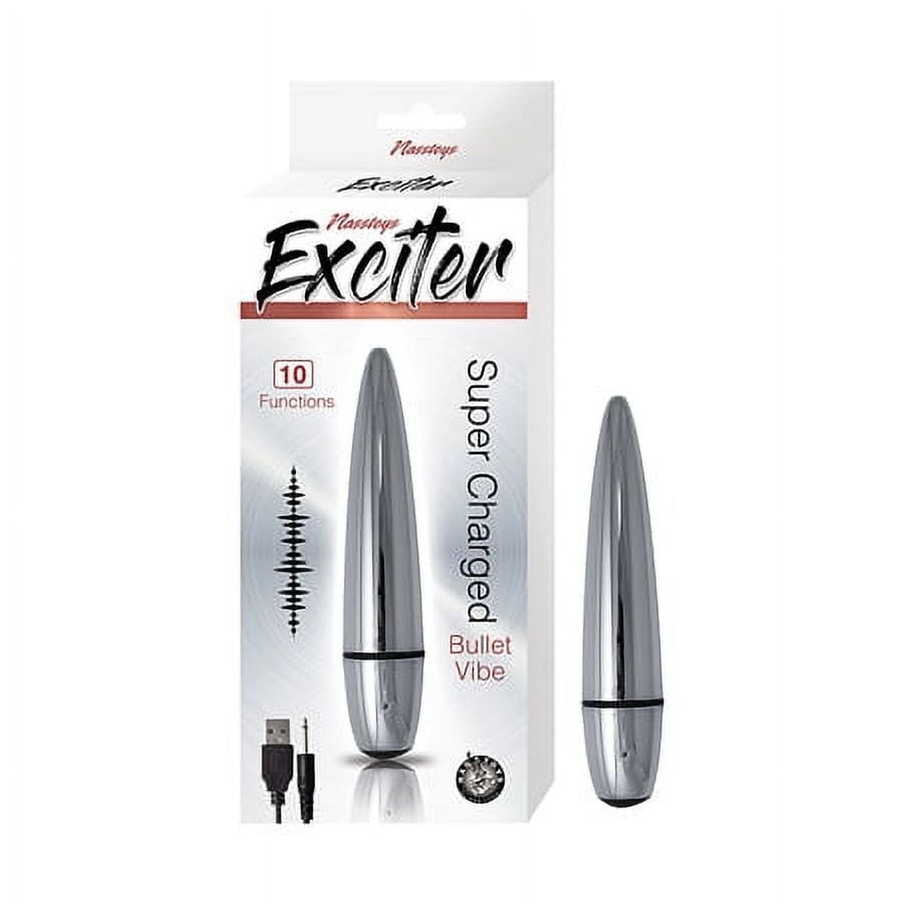 Novelties by Nass Walk Exciter Bullet Vibe - Silver Vibrators - Walmart.com