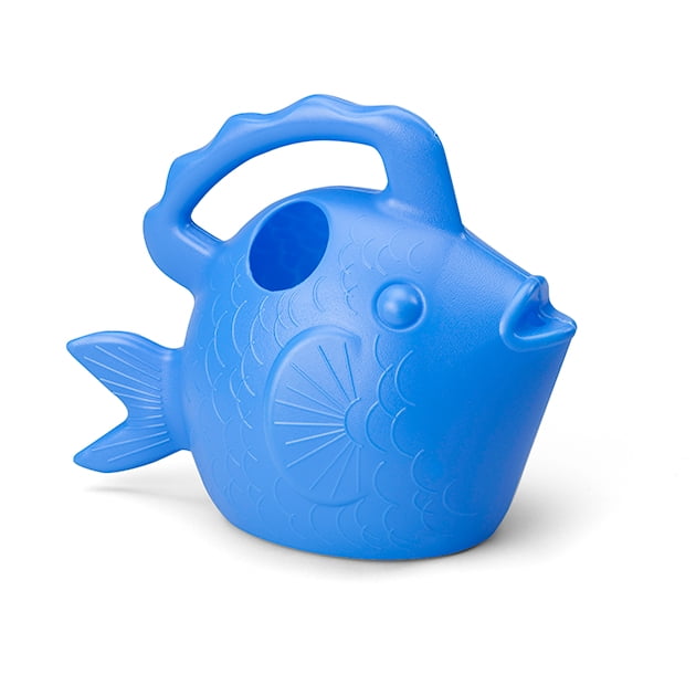 Novelty 30809 Plastic Fish Watering Can, Bright Blue, 1.5-Gallon ...