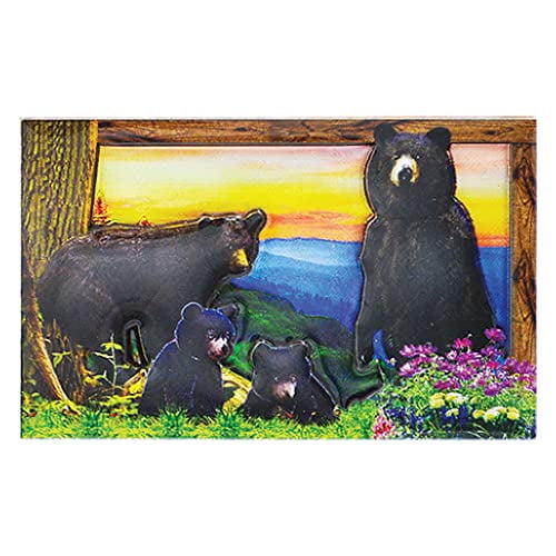 Novelty 3D Bears Refrigerator Magnet Gifts - Beautiful Fun Bear Fridge ...