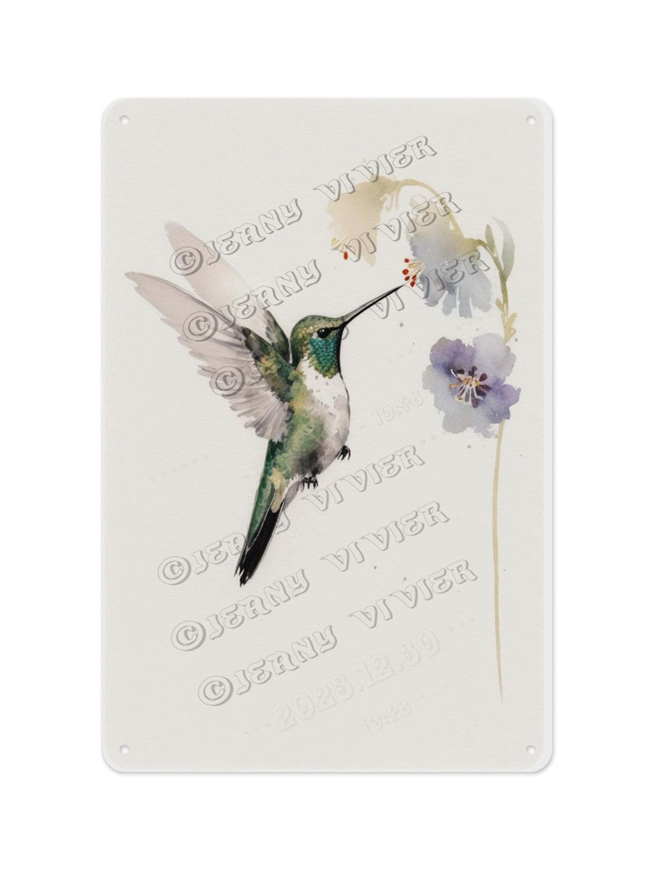 Novelty Aluminum Sign 12 x 16 Inches, Adds a Beautiful, Nature-Inspired Element to Living Room ...