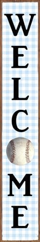 Novelty Baseball Welcome Sign, Baseball Party Decorations Baseball ...