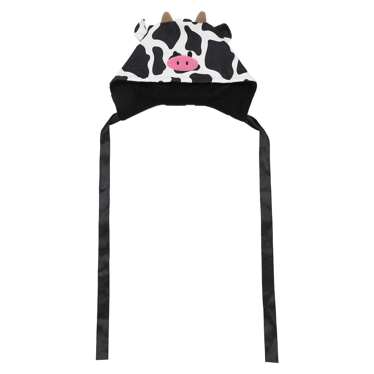 Novelty Beanie 3D Cow with Satin Chin Ties - Walmart.com