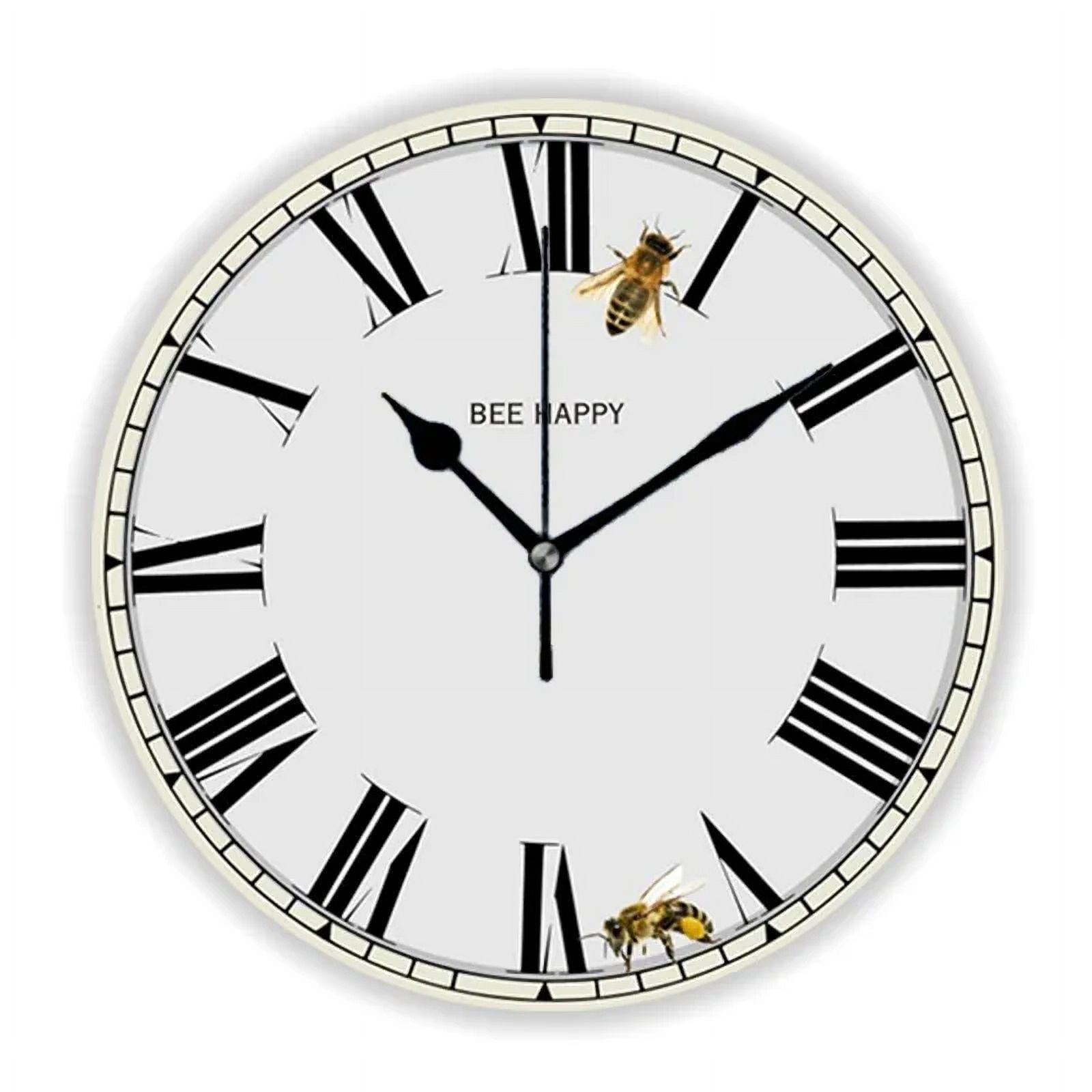 Novelty Bee Attitudes Bee Kind Good Well Wall Clock Bedroom Living Room Retro Honeybee Quote ...