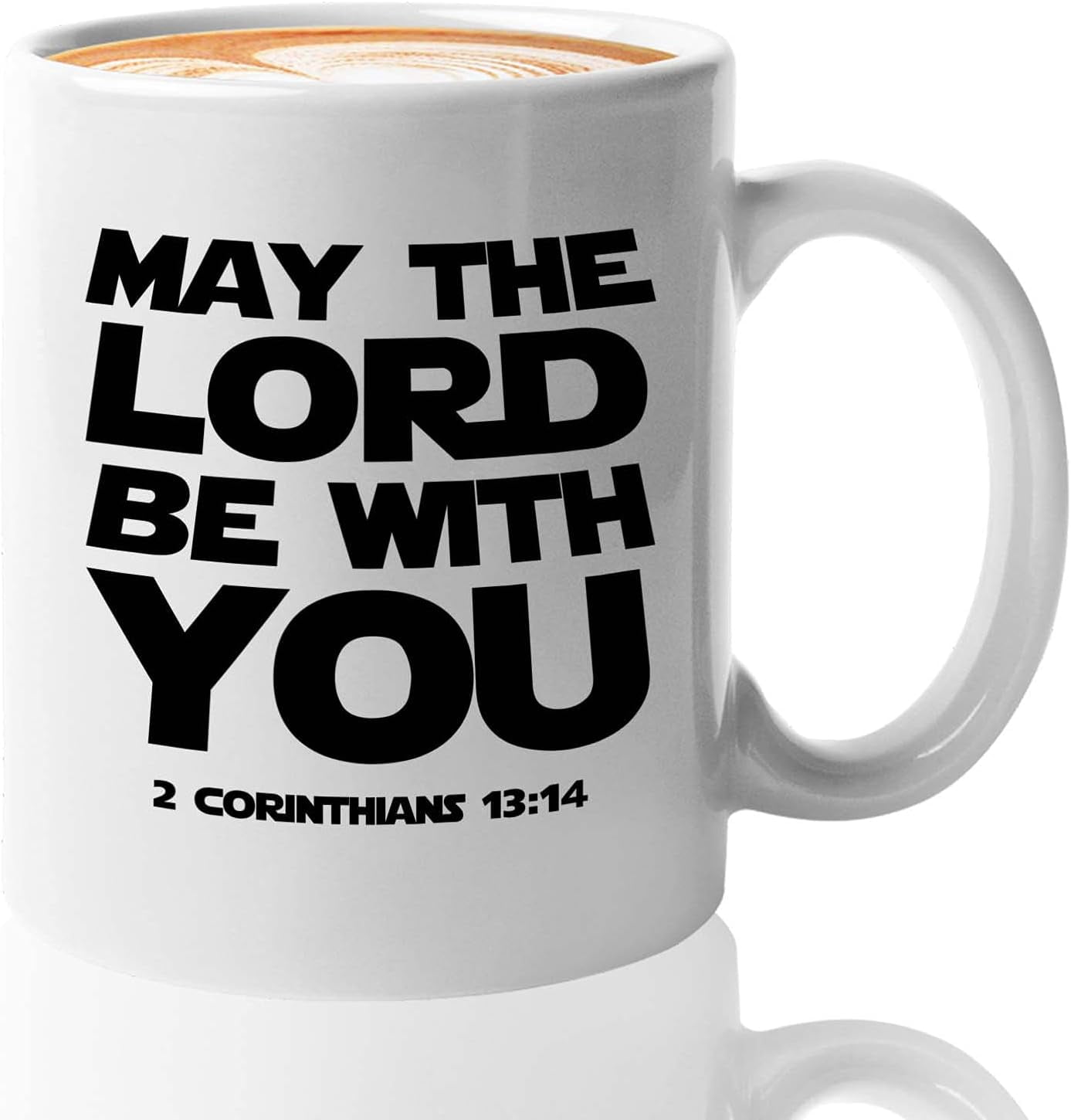Novelty Bible Verse Coffee Mug - May The Lord Be With You - Religious ...