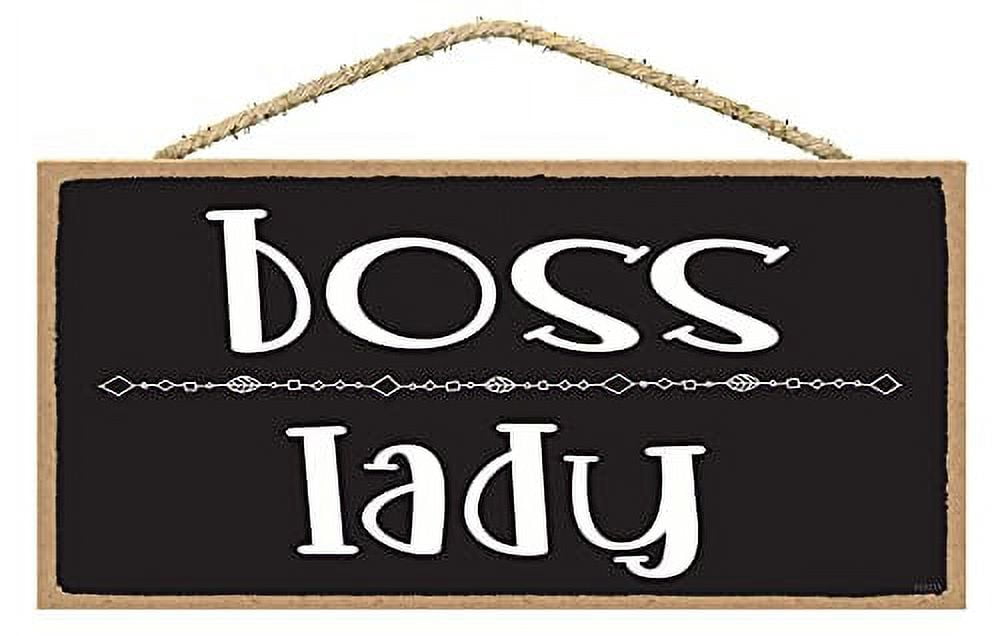 Novelty Boss Lady Sign - Boss Lady Office Decor - Funny Office Decor ...