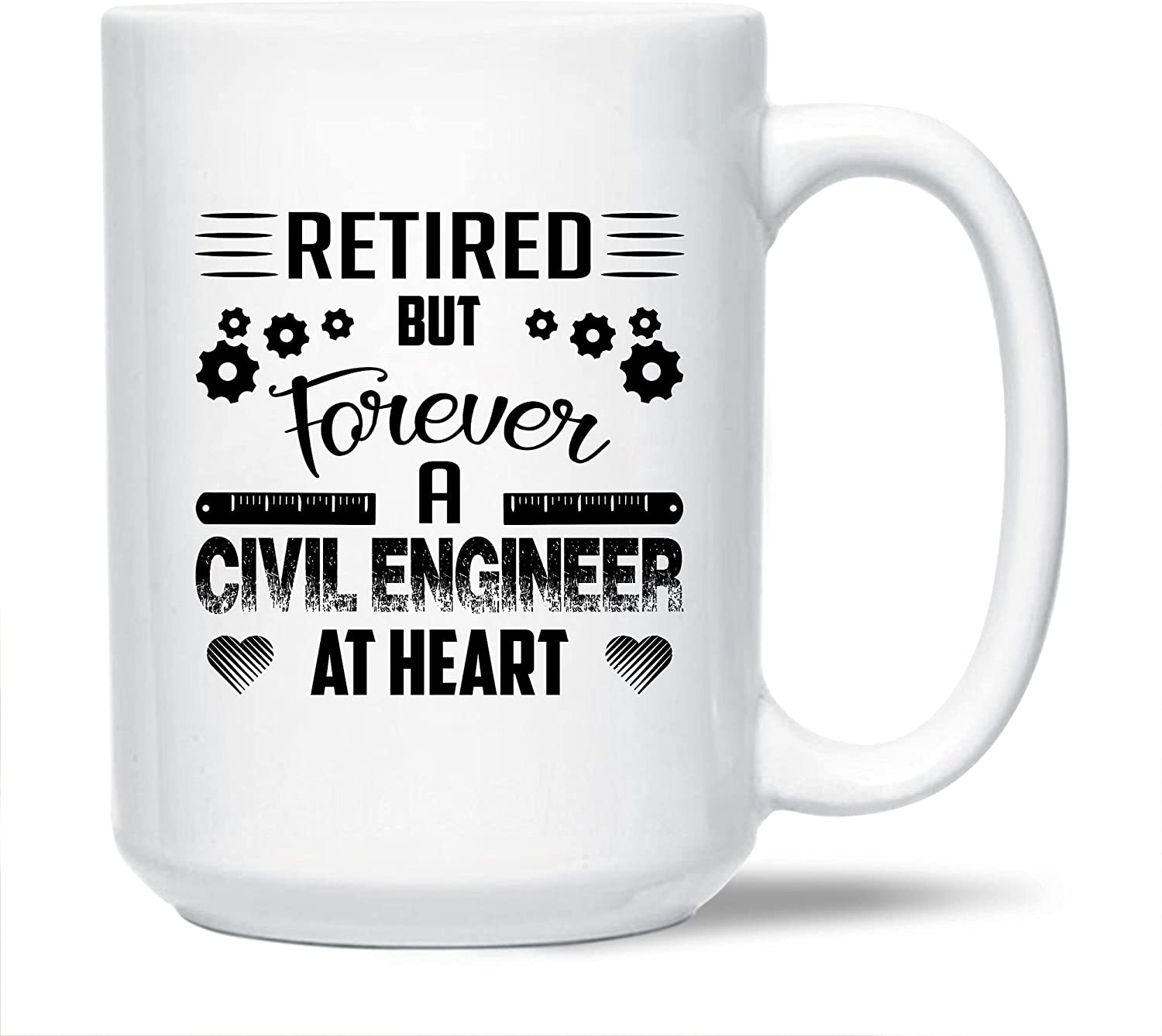 Novelty Civil Engineer Decorative Mug, Unique Civil Engineer Ceramic ...