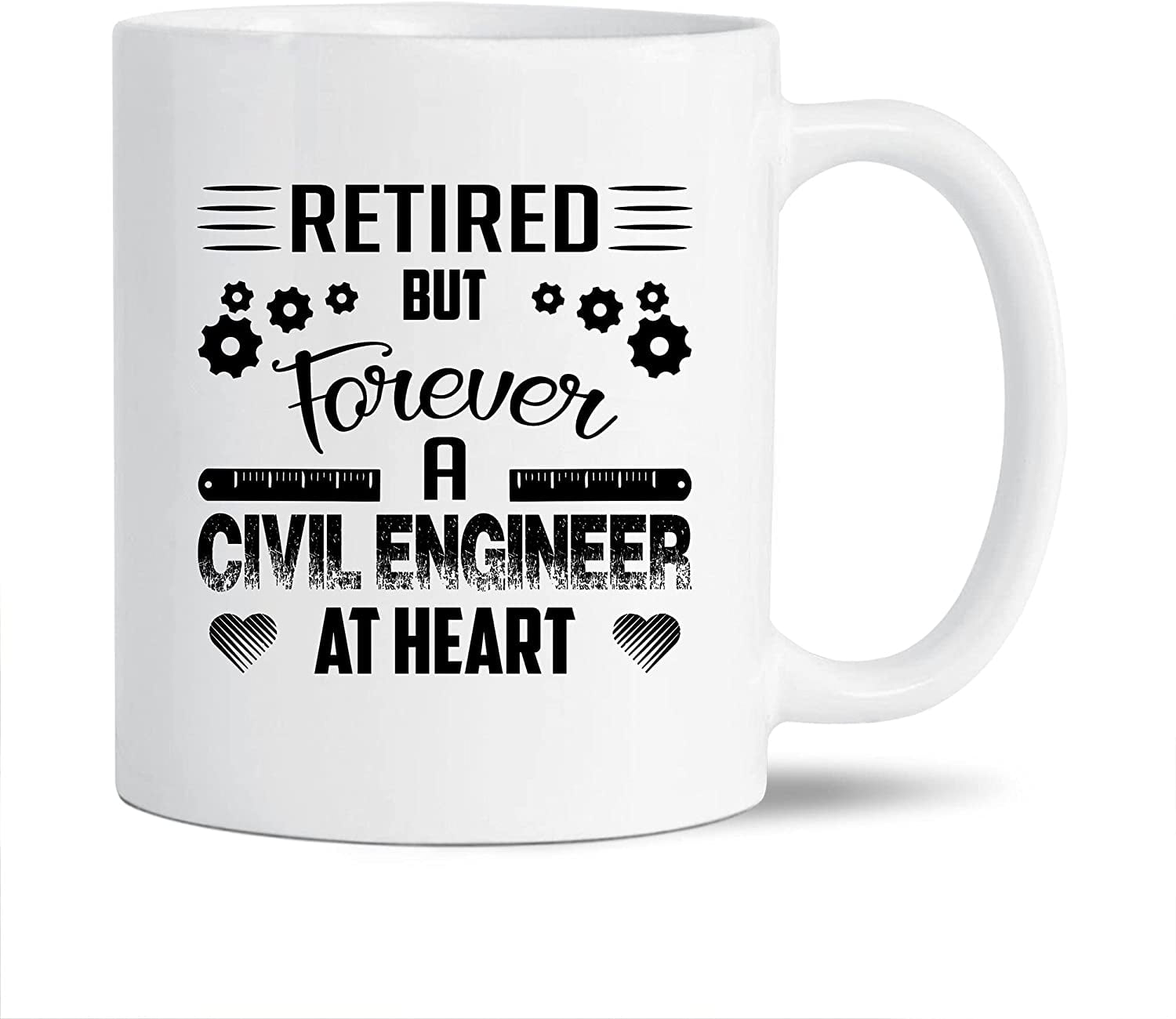Novelty Civil Engineer Decorative Mug, Unique Civil Engineer Ceramic ...
