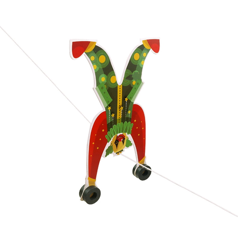 Novelty Clown Walking Wire Educational Balance Scientific DIY Gravity ...