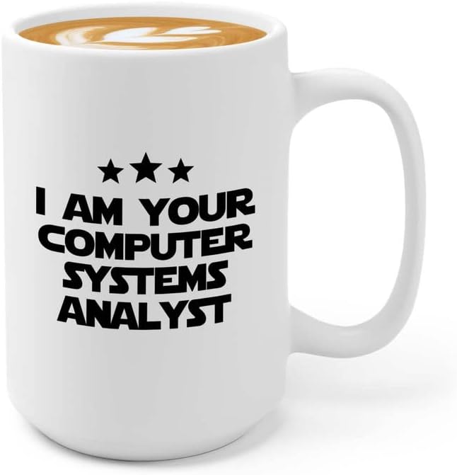 Novelty Computer System Analyst Coffee Mug White - computer says no! - Progammer Coding Men ...