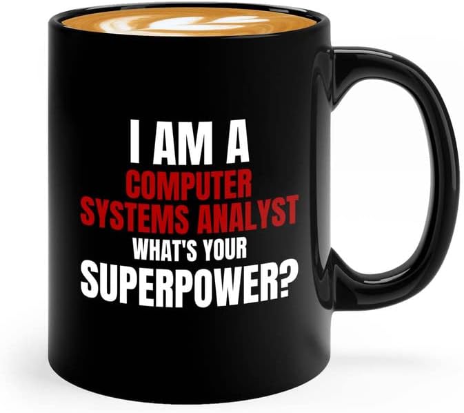 Novelty Computer System Analyst Coffee Mug - computer says no! - Progammer Coding Men Boyfriend ...