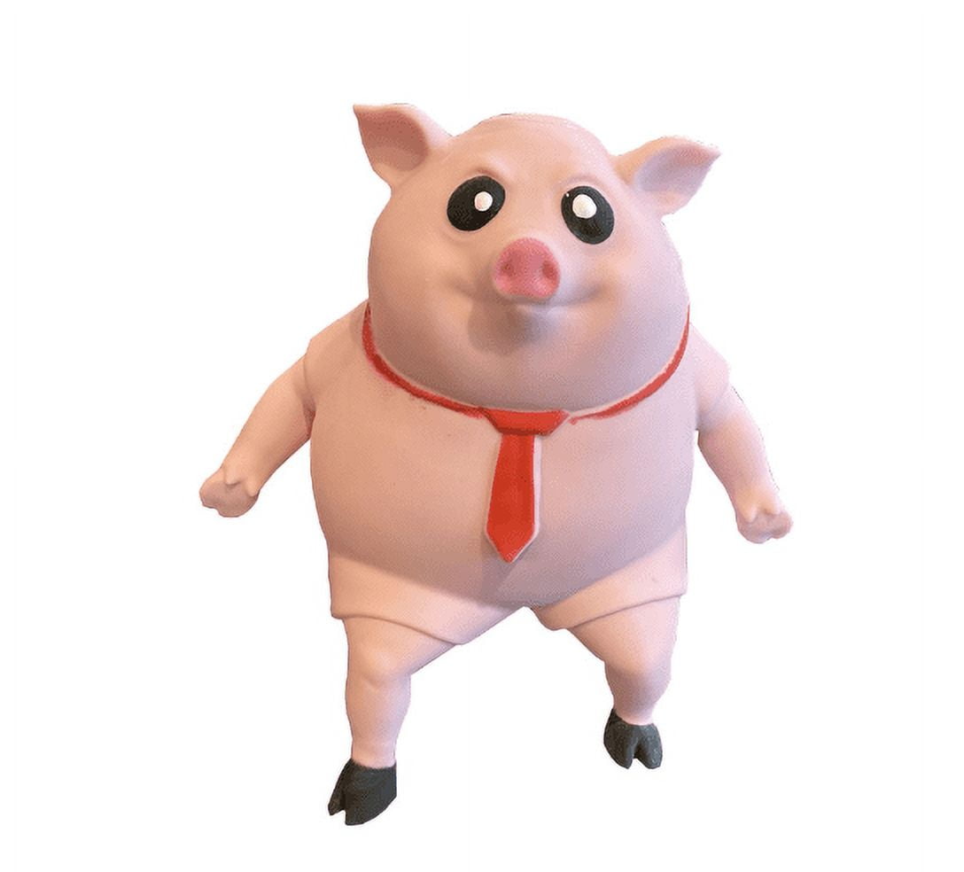 Novelty Cute Squishy Toy Pink Pig Gifts for Kids Adults, Decompress and ...