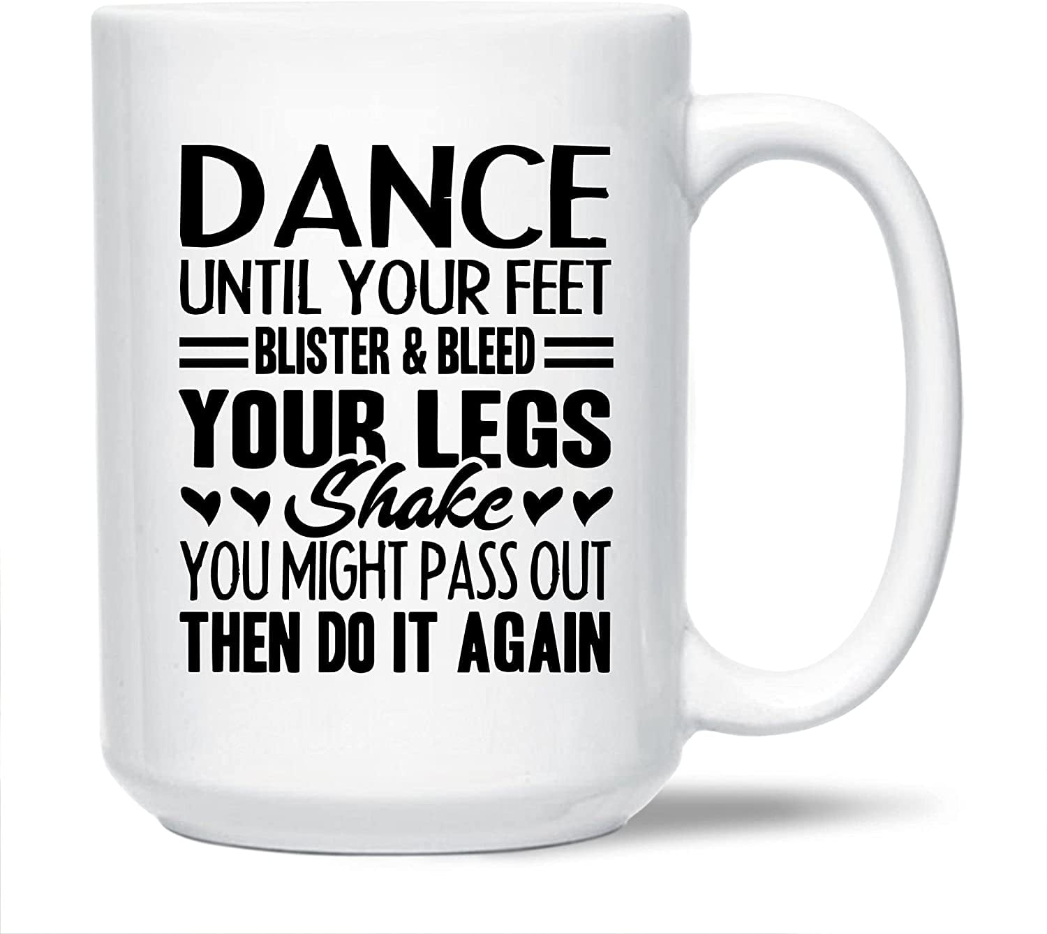 Novelty Dancer Decorative Mug, Unique Dancer Ceramic Coffee Mug, Dance ...