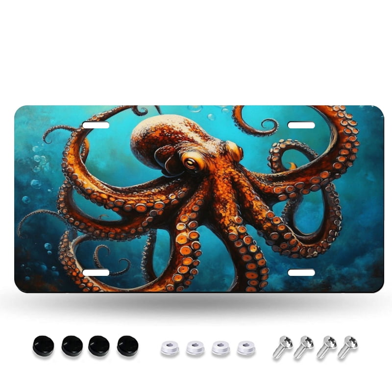 Novelty Decorative License Plate – Mysterious Allure of an Underwater ...