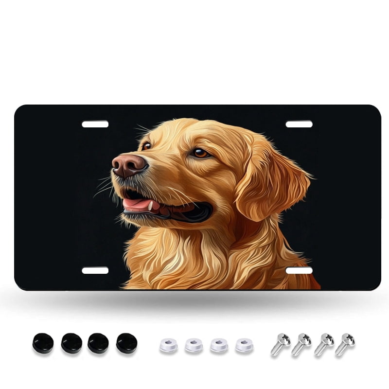 Novelty Decorative License Plate – The Adorable Allure of a Golden ...