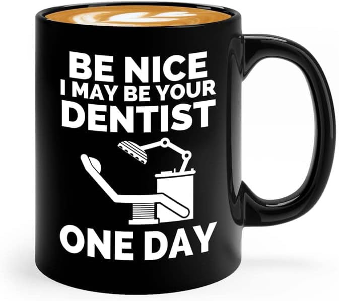 Novelty Dentist Coffee Mug - Say Aaahhh! - Dental Assistant Doctor ...