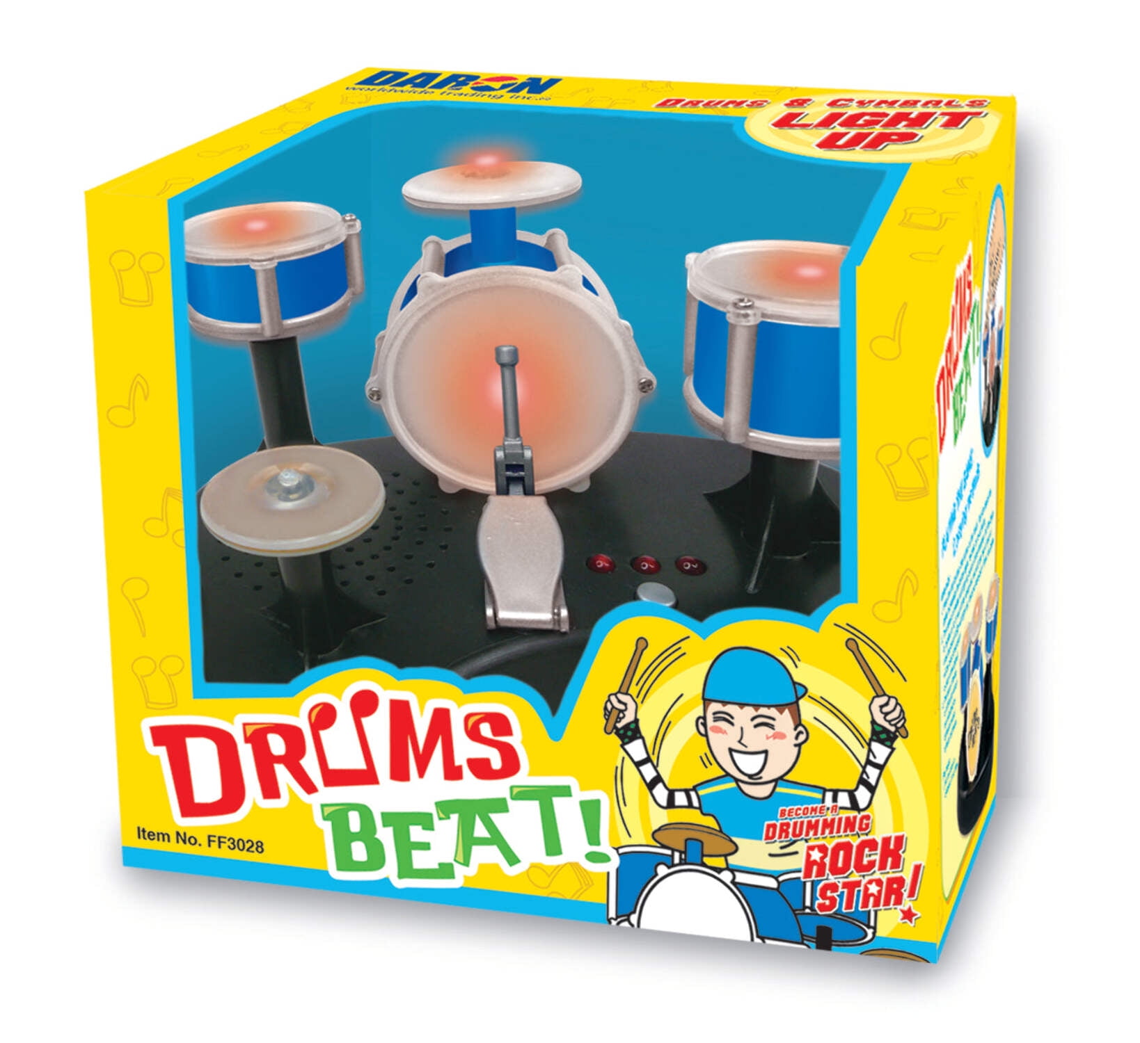 Novelty FF3028 Mini Drum Beat Set - Walmart.com
