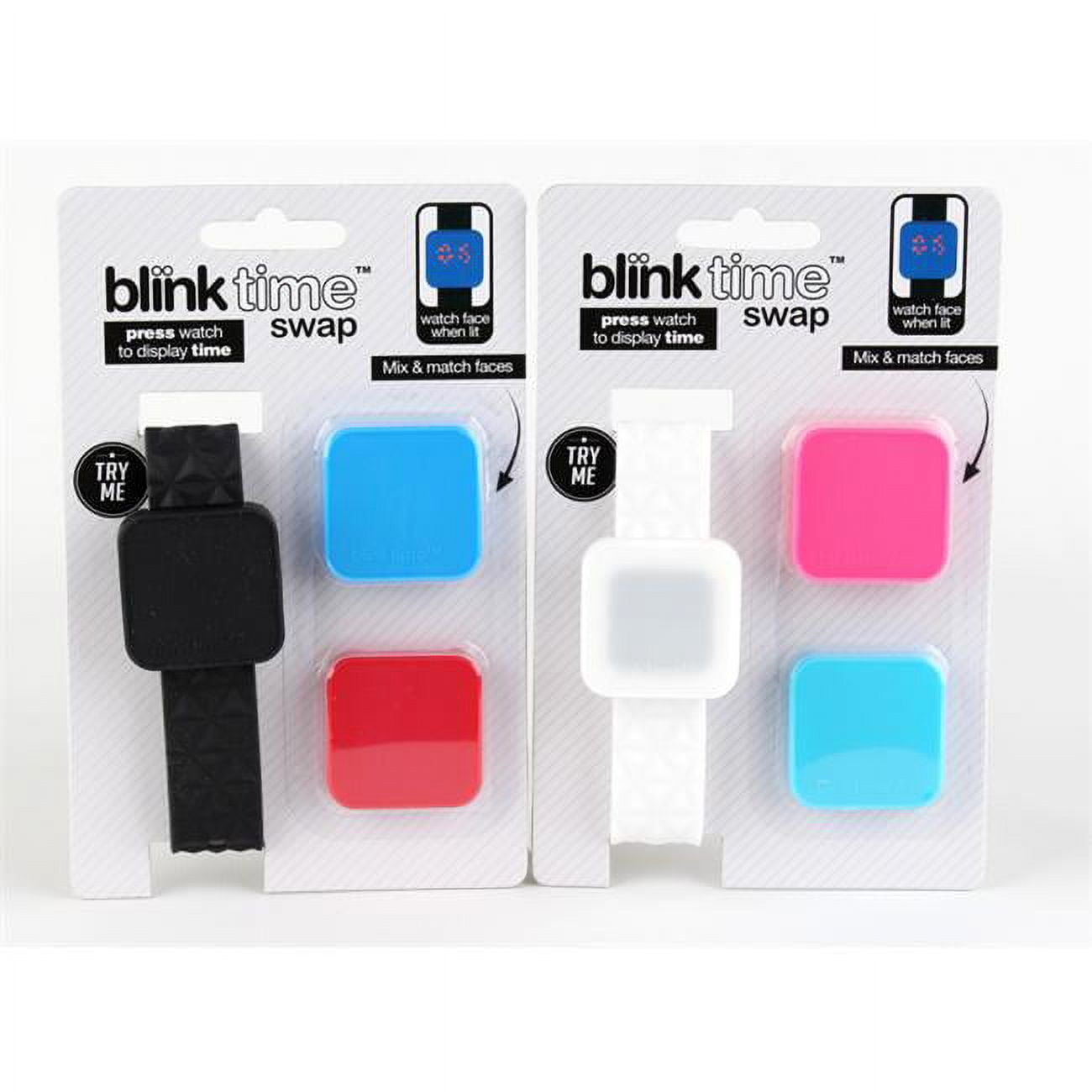 Novelty FFBT001 Blink Time Watch Swap Assortment Counter Display- 24 ...