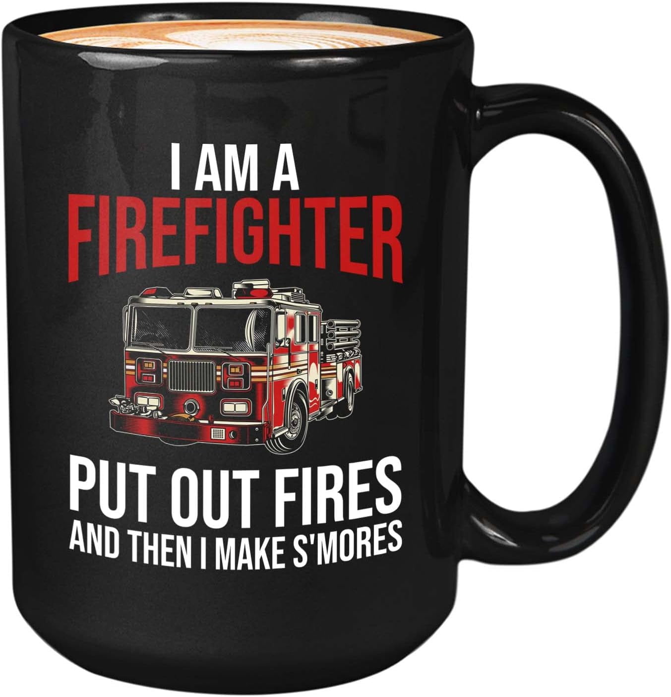 Novelty Firefighter Coffee Mug - The Best Firefighter - Fire Dept Funny ...