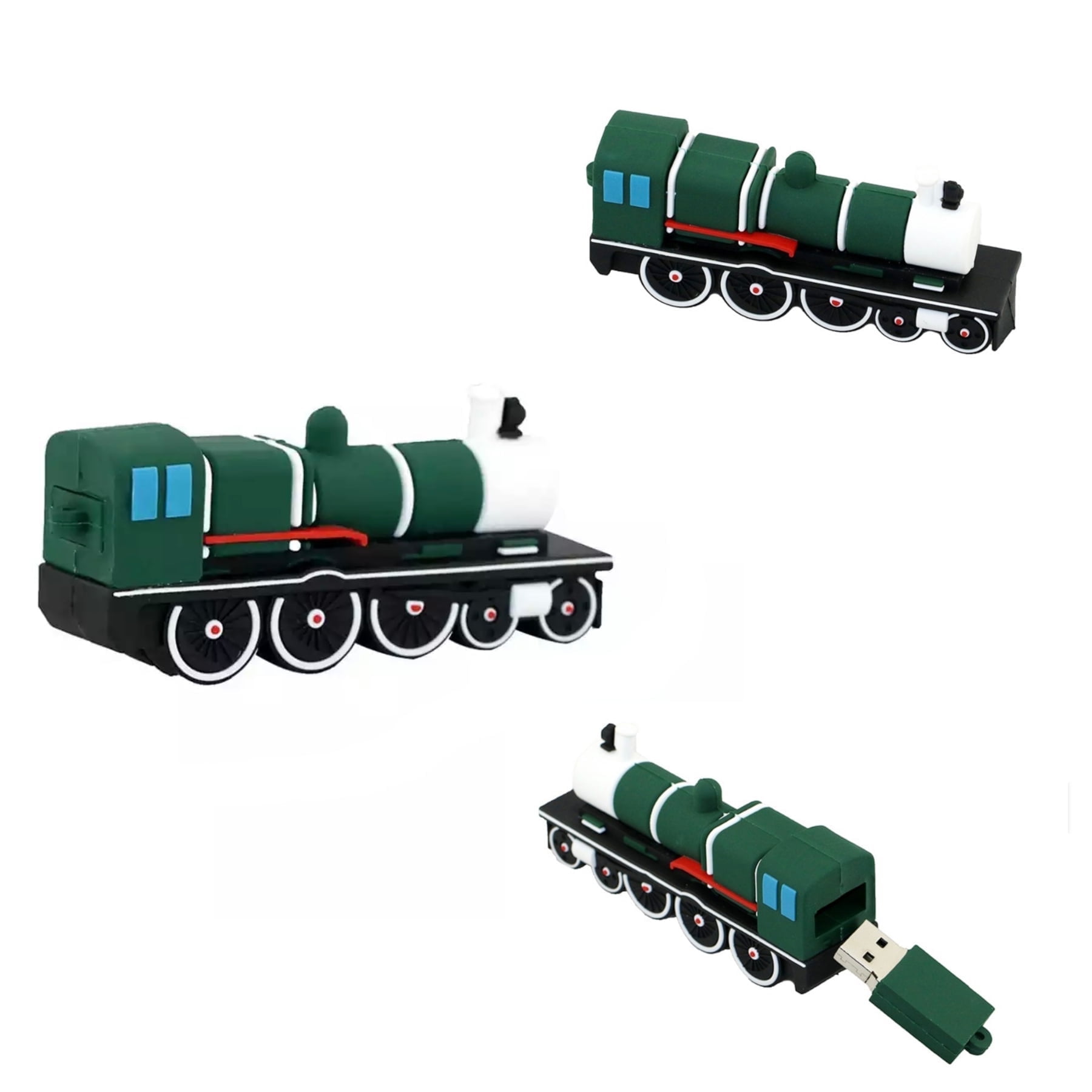 Novelty Flash Drive - Vehicle Shaped Novelty USB Drive - Locomotive USB ...