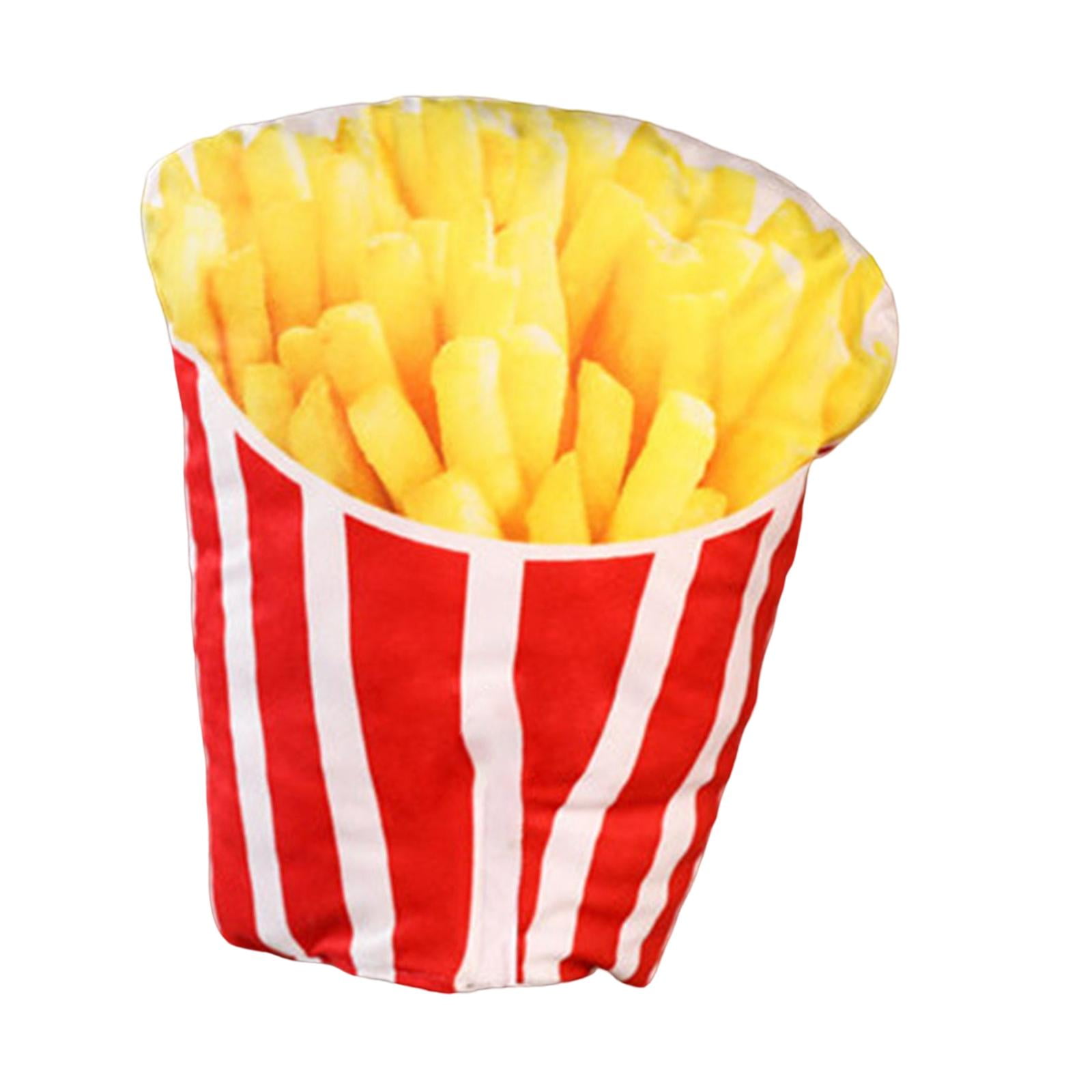 Novelty French Fries Plush Hat Stuffed Cap Performing Props Soft ...