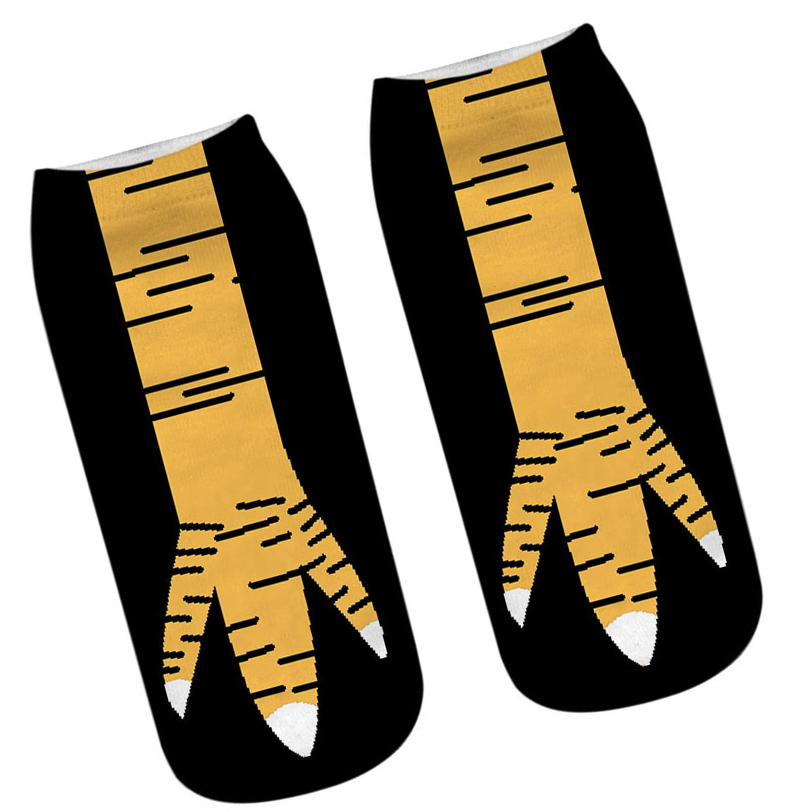Novelty Funny Printed Chicken Claw Graphics Ankle Socks with High ...