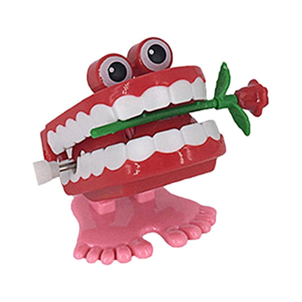 Novelty Funny Wind Up Walking Wind Up Teeth with Eyes Feet ...