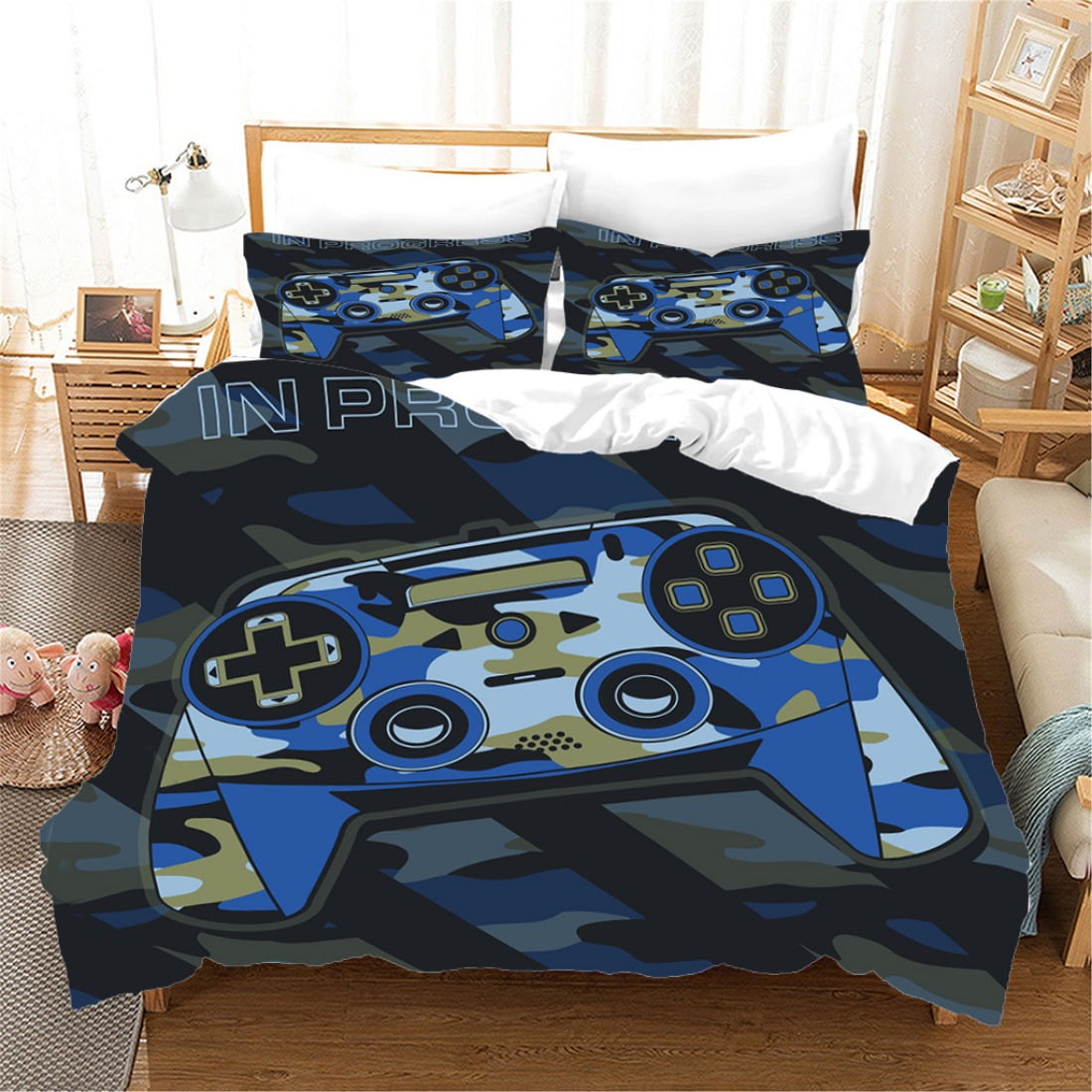 Novelty Game Controller Anime 3D Print Comforter Set Twin Full Queen ...