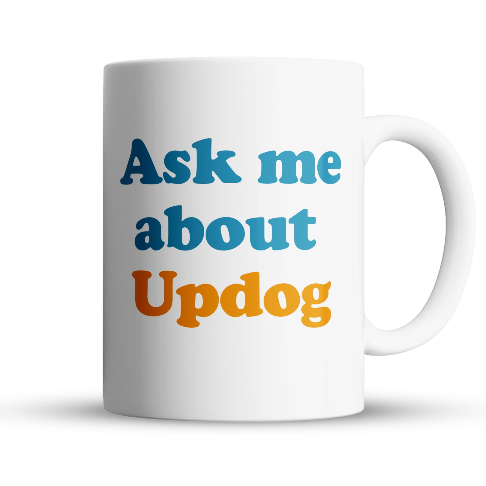 Novelty Genius “Ask Me About Updog” Large Ceramic 15oz Hot Tea Coffee ...