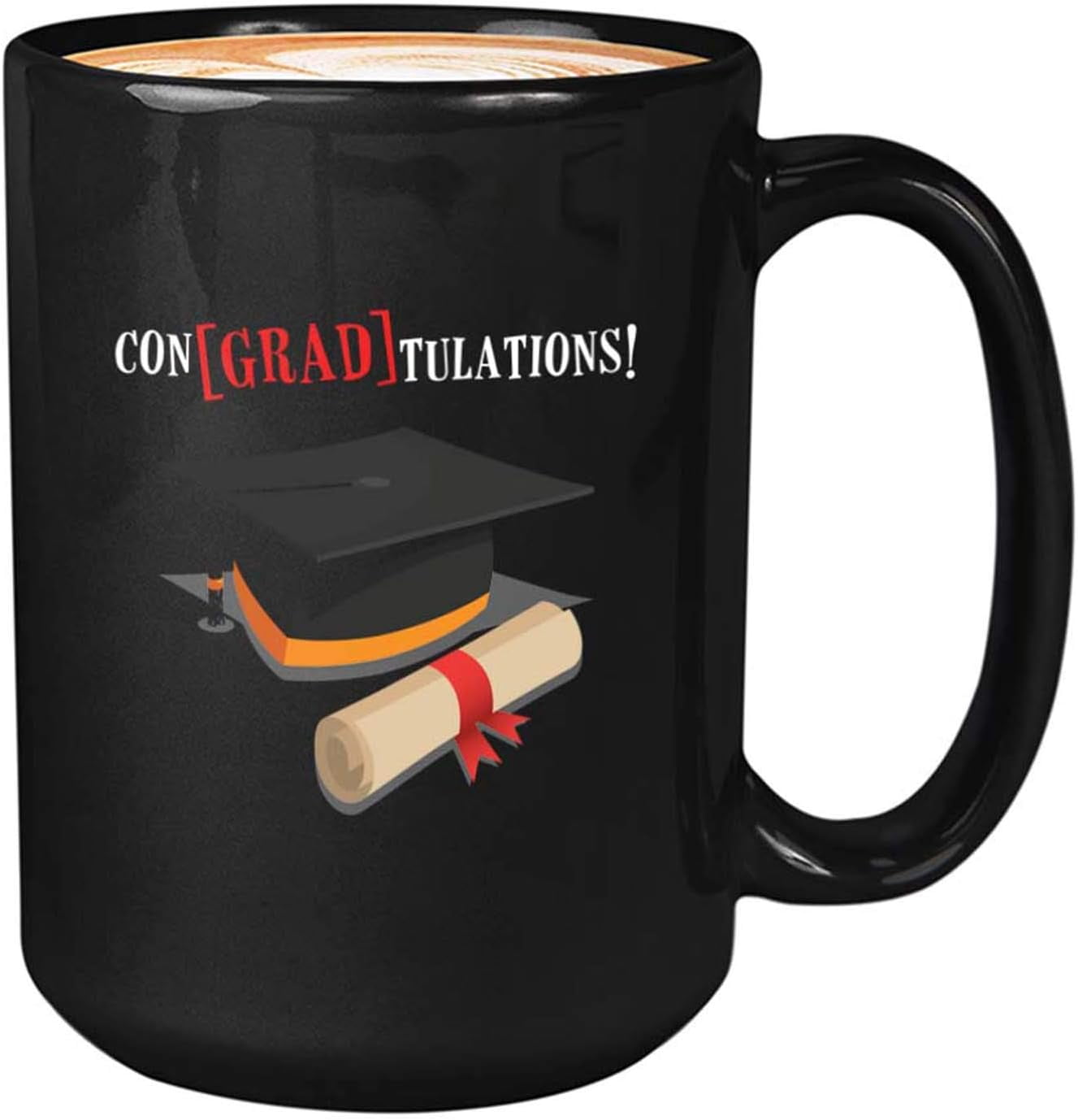 Novelty Graduation Coffee Mug - Con[grad]tulations! - Graduation 2021 ...