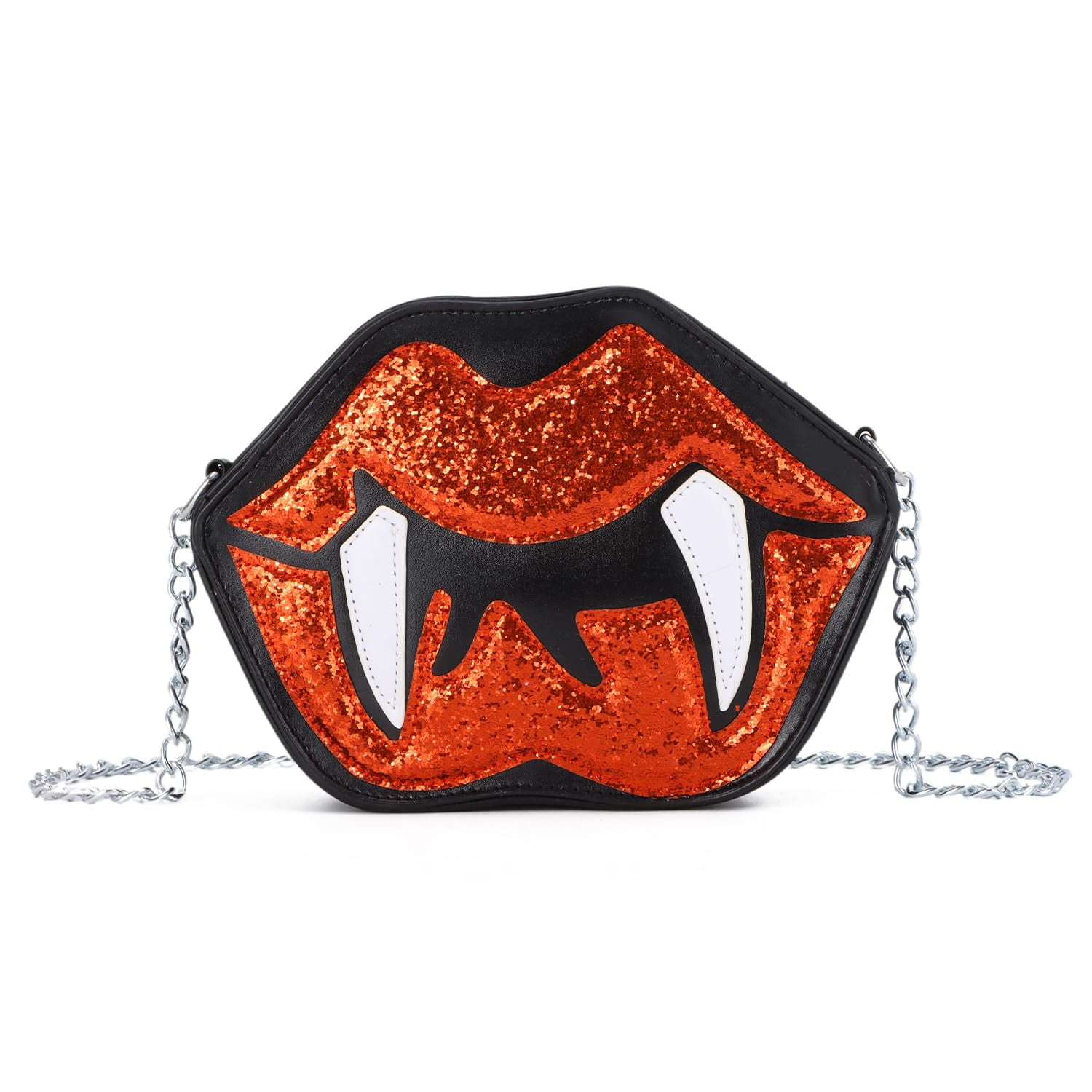 Novelty Halloween Purse for Women Fun Shaped Lip Shoulder Bag Devil ...