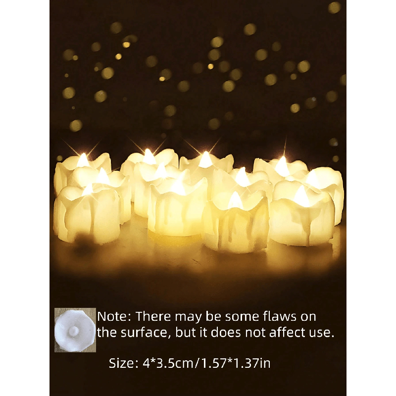 Novelty Halloween Spider Tea Lights: flameless LED, battery-operated ...