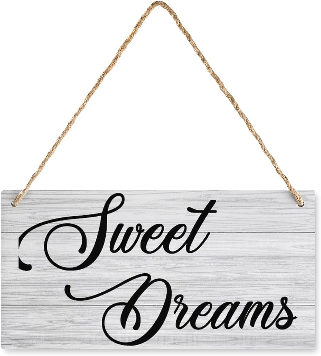 Novelty Hanging Wood Sign Sweet Dreams Wood Signs Family Wall Art Decor ...