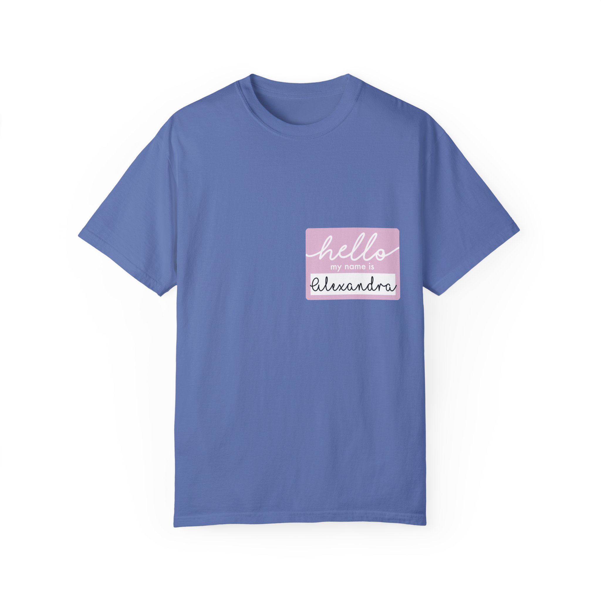 Novelty Hello My Name Is Alexandra Women Wife Tag Nickname Fun Cute ...