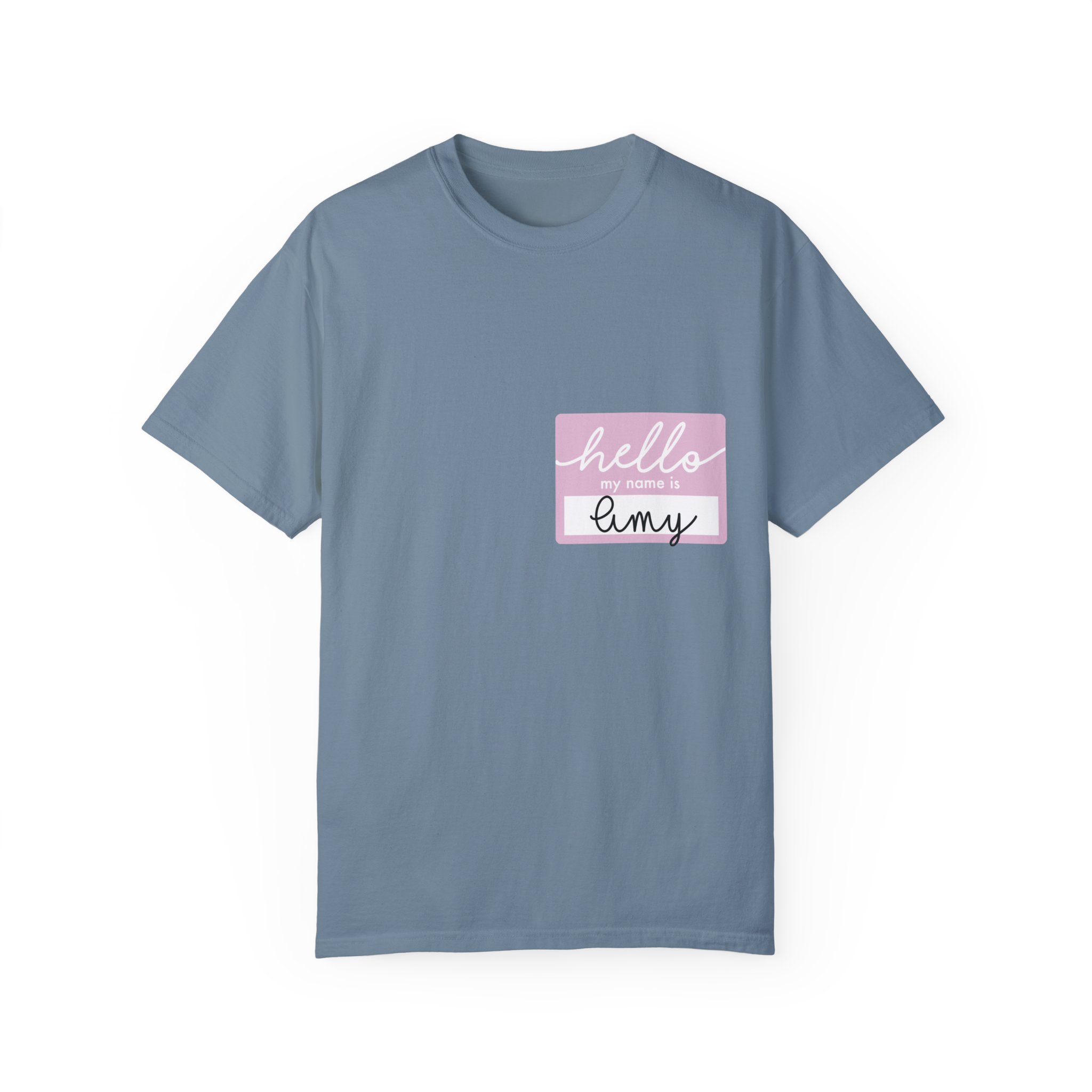 Novelty Hello My Name Is Amy Women Wife Tag Nickname Fun Cute Name Tag ...