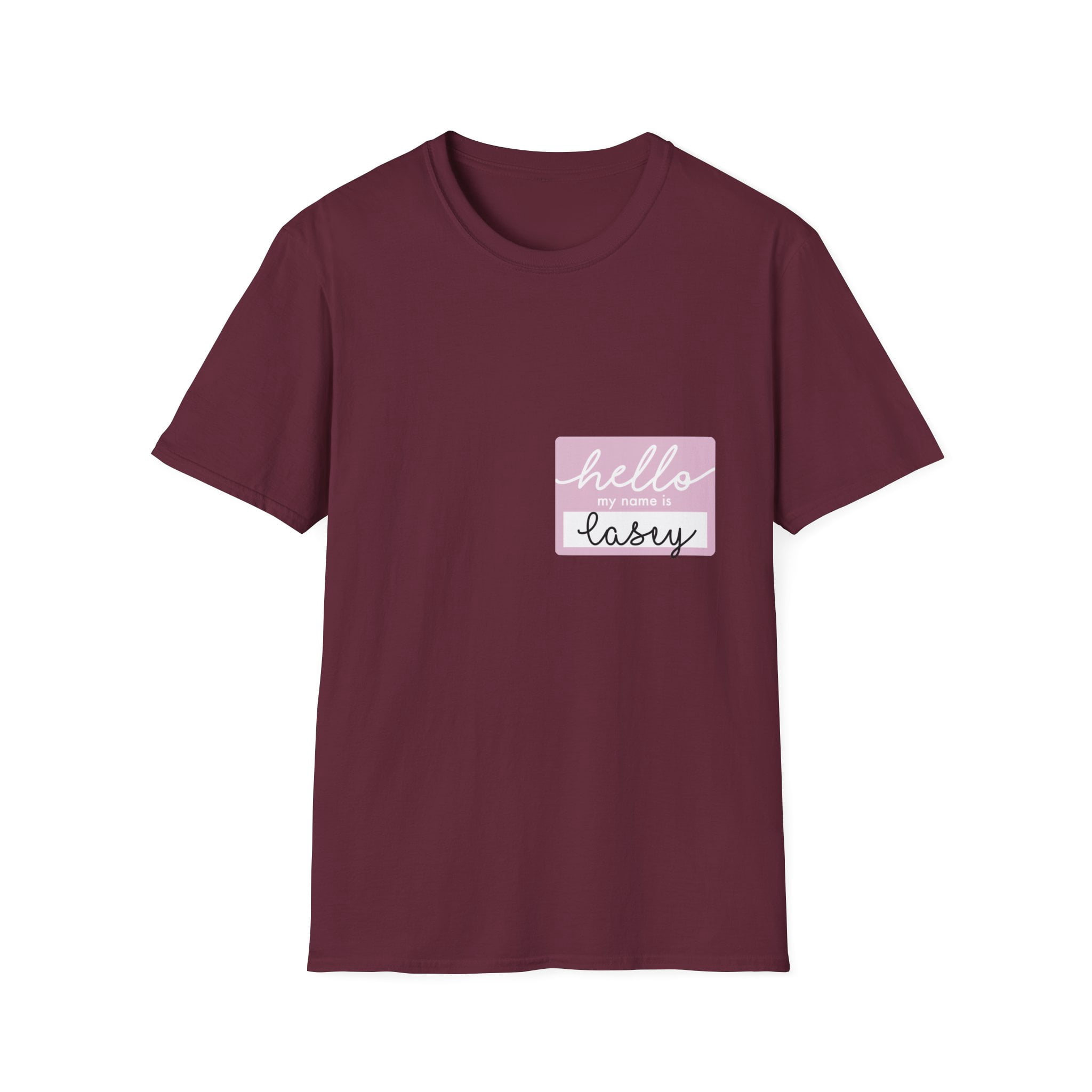 Novelty Hello My Name Is Casey Women Wife Tag Nickname Fun Cute Name ...