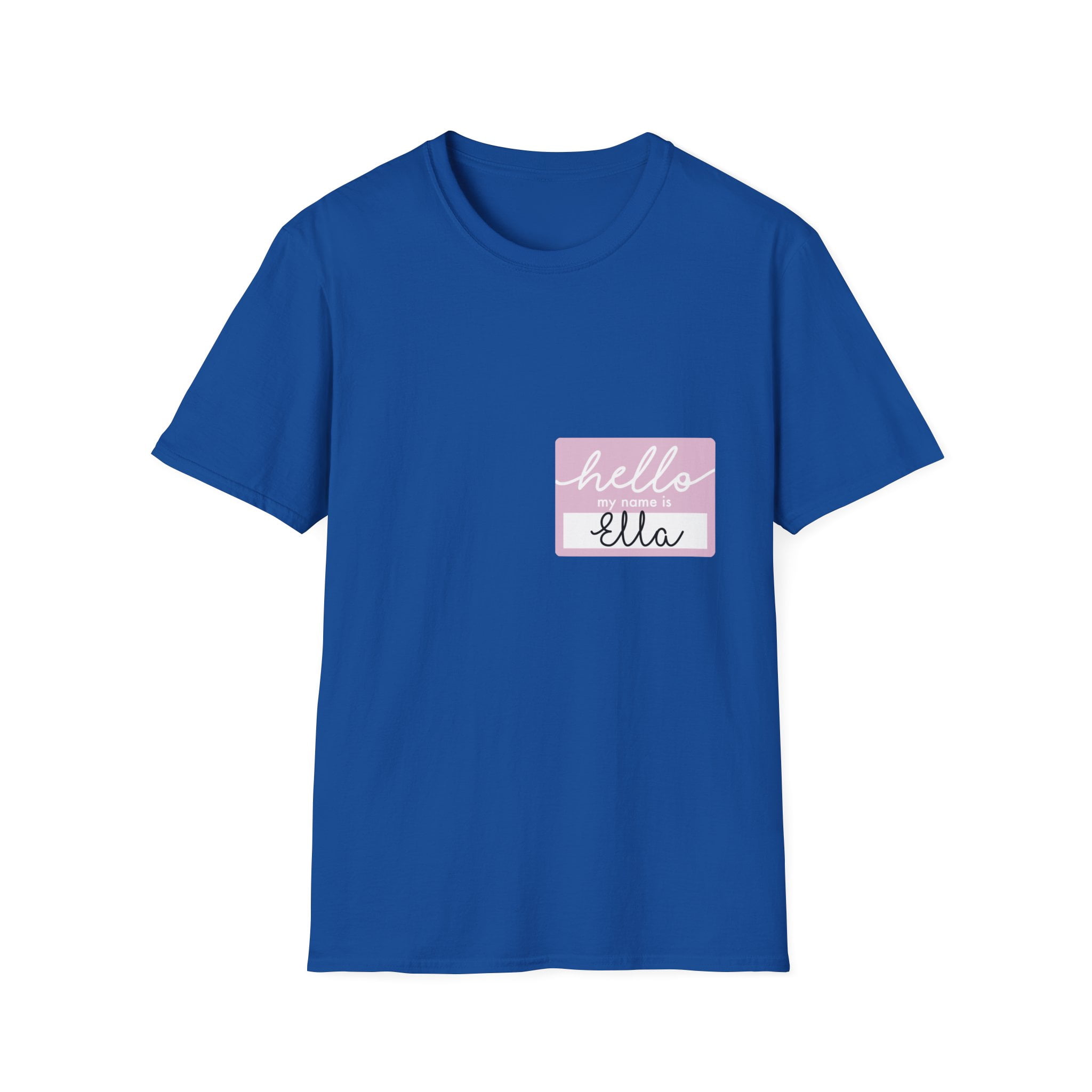 Novelty Hello My Name Is Ella Women Wife Tag Nickname Fun Cute Name Tag ...
