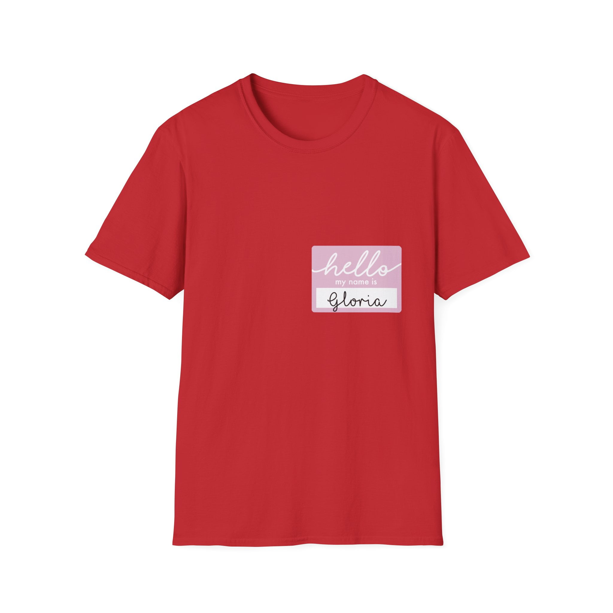 Novelty Hello My Name Is Gloria Women Wife Tag Nickname Fun Cute Name ...