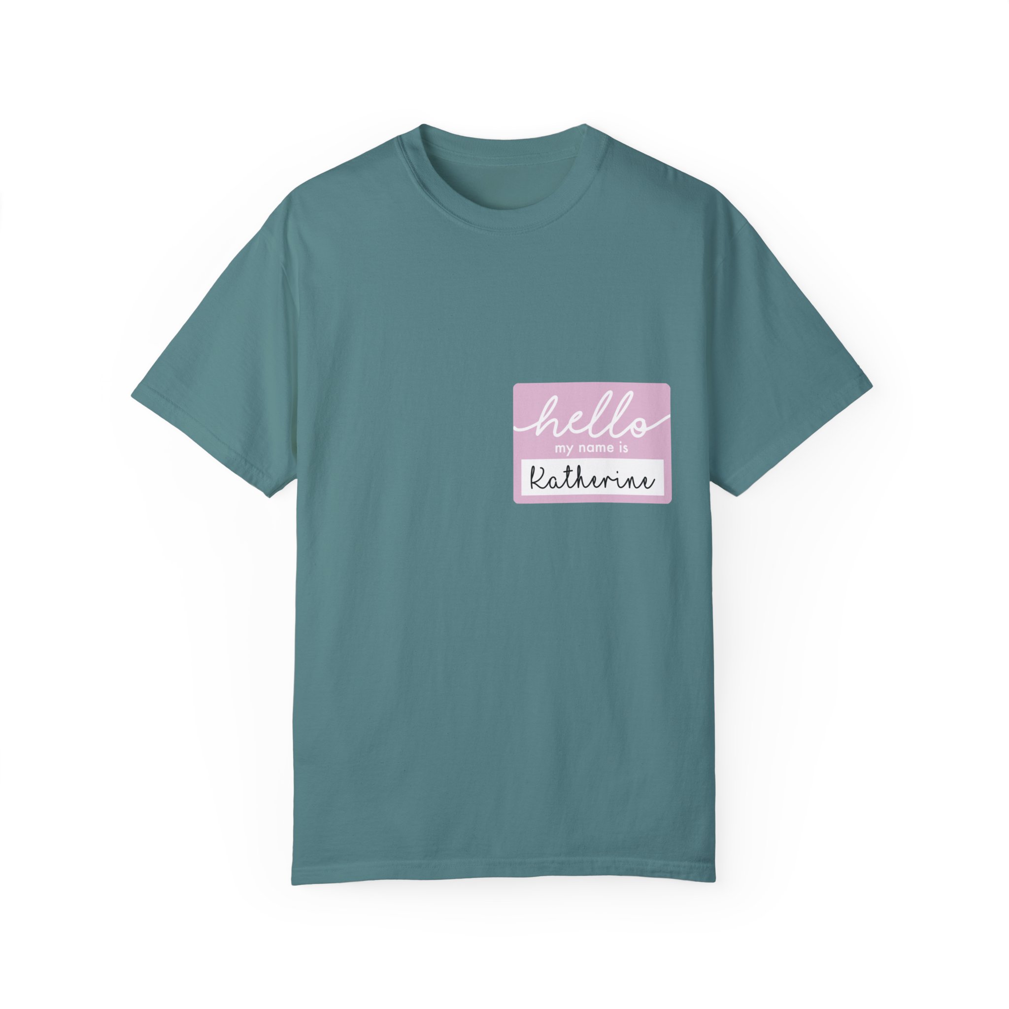 Novelty Hello My Name Is Katherine Women Wife Tag Nickname Fun Cute ...