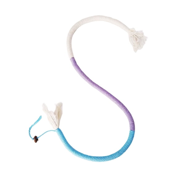 Novelty Interactive Cat Rope Toy for Indoor Cats Handmade Teething Chew ...