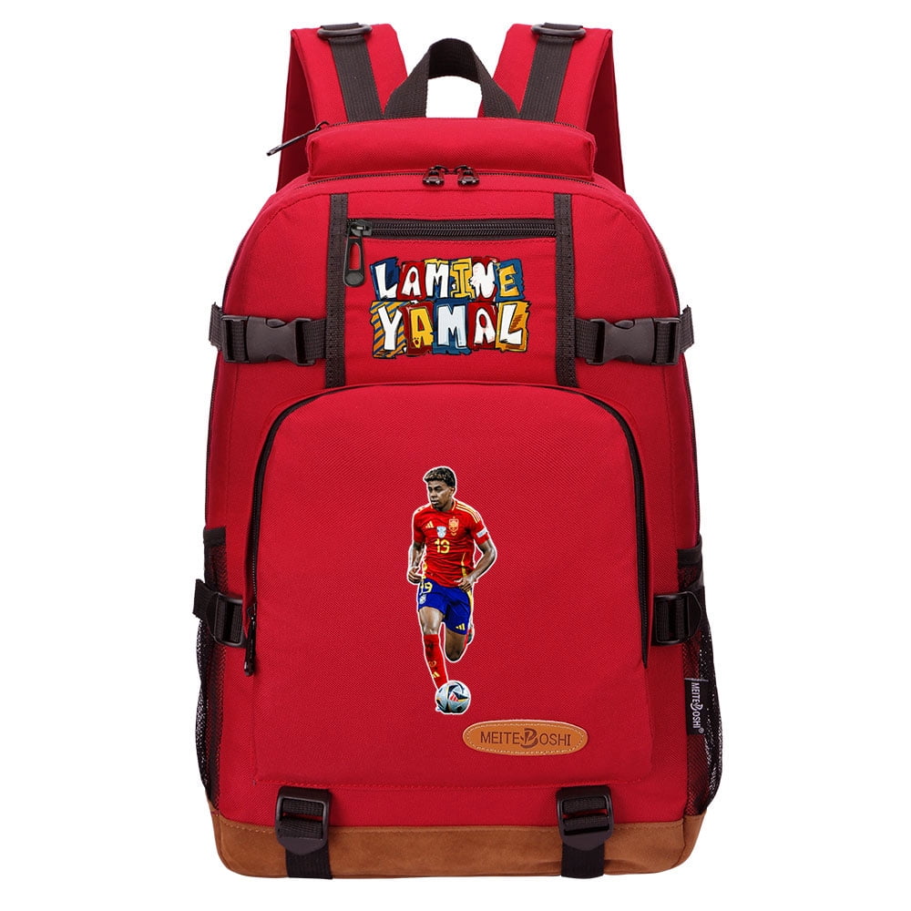 Novelty Lamine Yamal Backpack Teen Durable Sport Knapsack Large Hiking ...