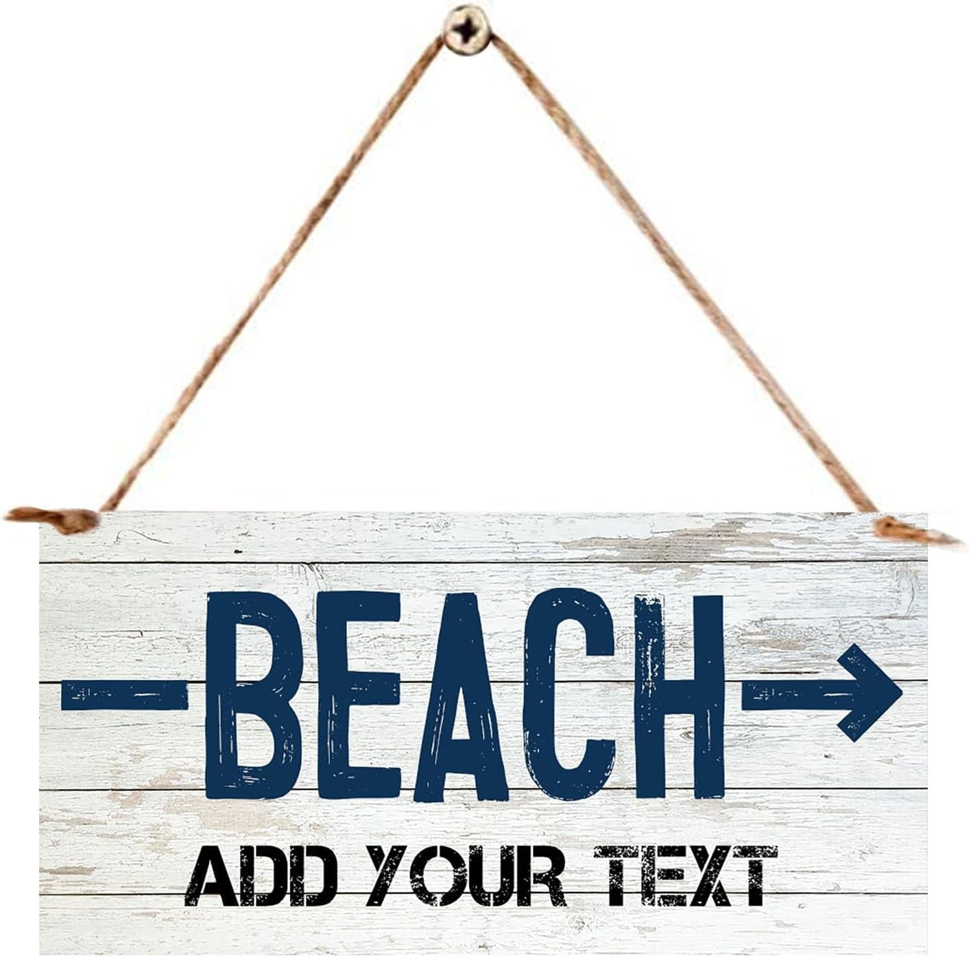 Novelty Large Beach House Sign with Arrow Custom Rustic Wooden Sign ...